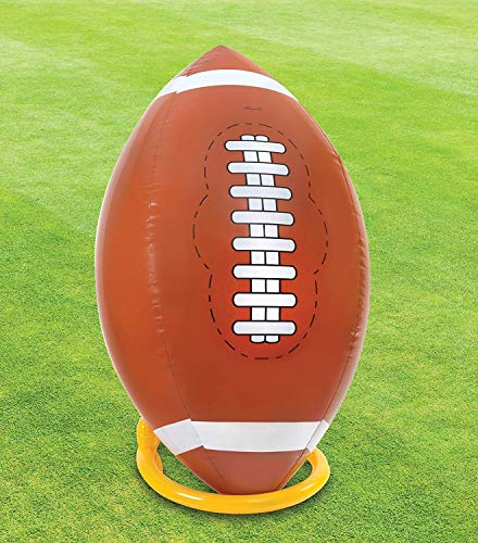 Buy 4 Foot Giant Inflatable Football with Tee and Pump - Jumbo ...