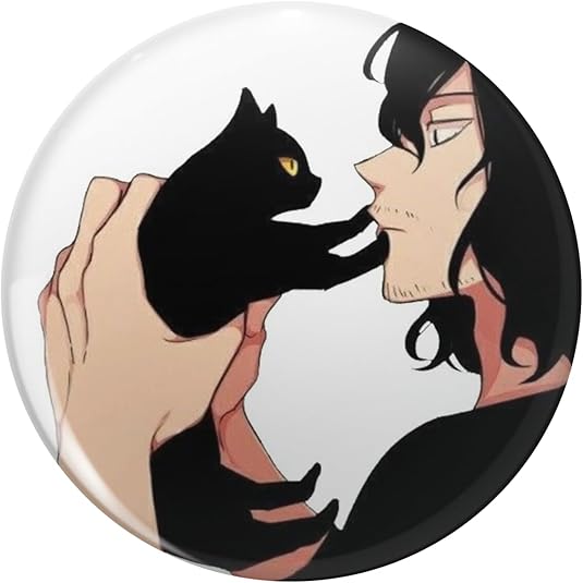 Amazon.com: Shota Aizawa With Cat Buko No Hero Mha Anime Bnha Eraser ...