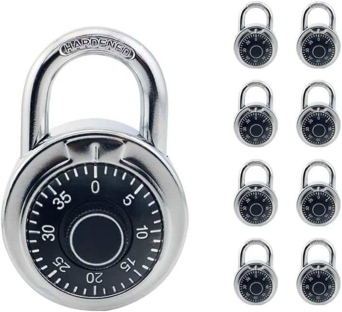 Master Lock 1530T Combination Padlock, Bright Metallic, Each Pack ...