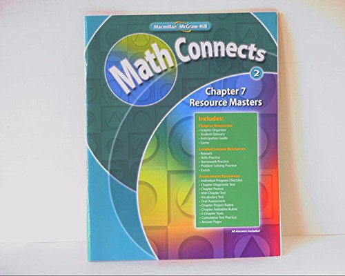 Math Connects Level 2: Chapter 7 Resource Masters ISBN 0021072280 ...