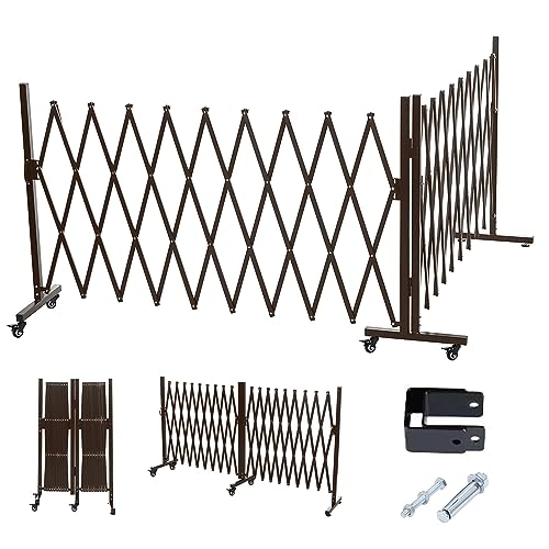 Metal Expandable Barrier Fence For Dogs, Portable Barricade Gate With ...