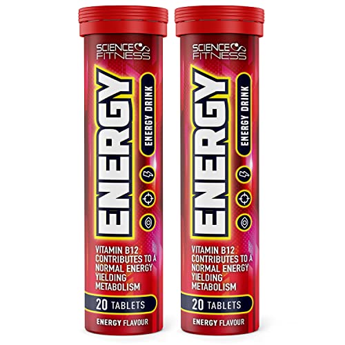 Effervescent Energy Tablets with Caffeine & Taurine by Science Fitness ...