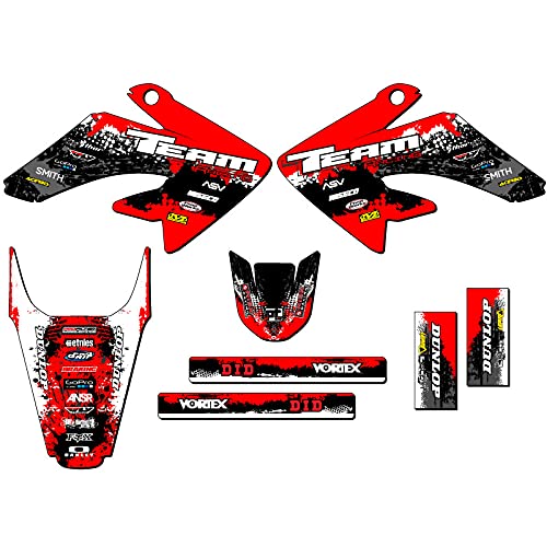 Amazon.com: Team Racing Graphics kit Compatible with Honda 2004-2010 ...
