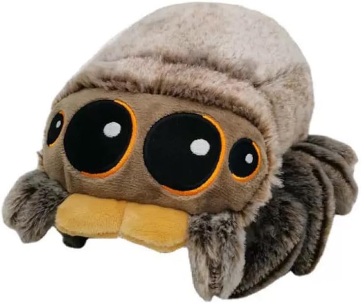Amazon.com: New 2025 Jumping Spider Plush 6.9 inch Cute Spider Stuffed ...