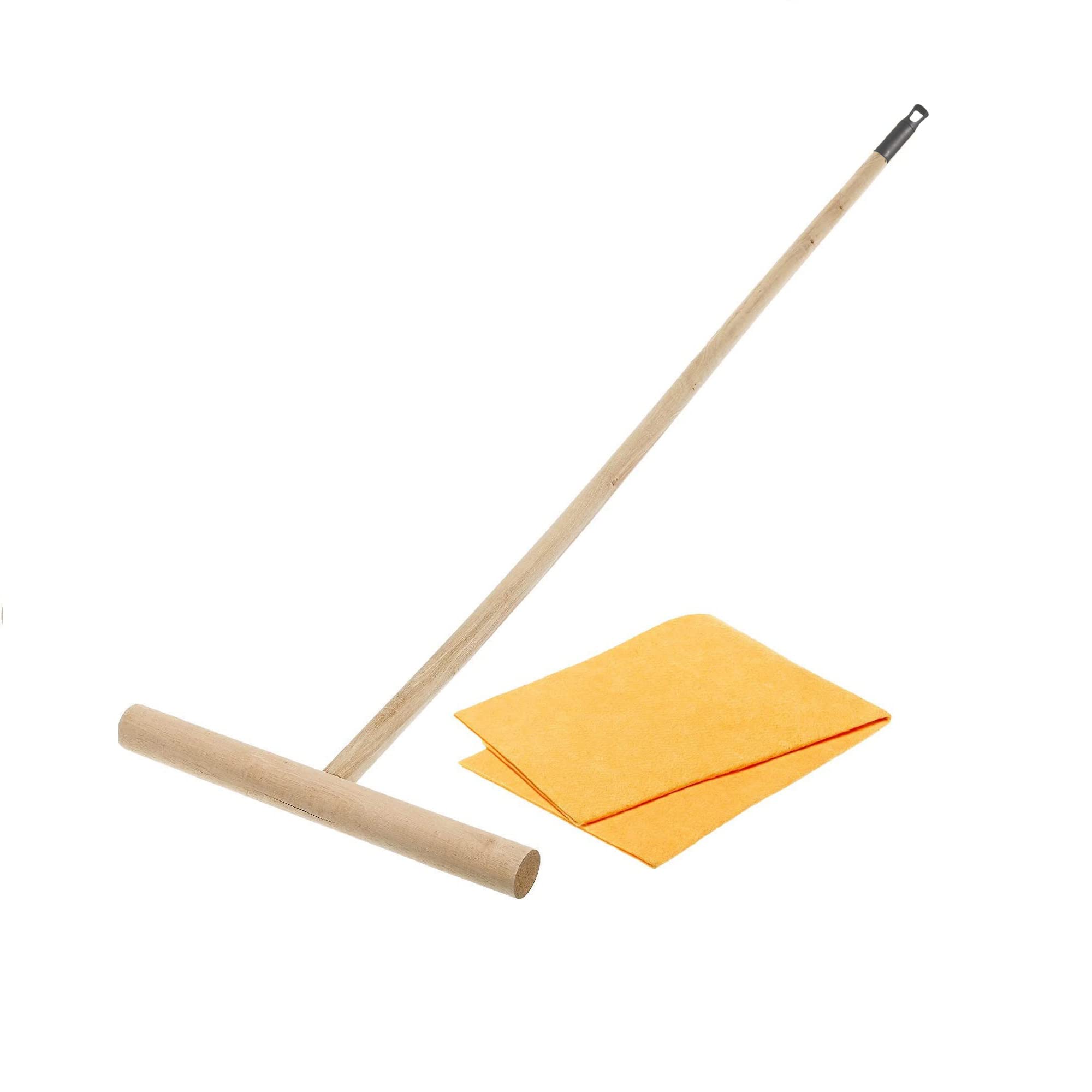 MWC Cuban Mop Stick with Cloth Reusable, Cuban Style Mop (1 Pack)