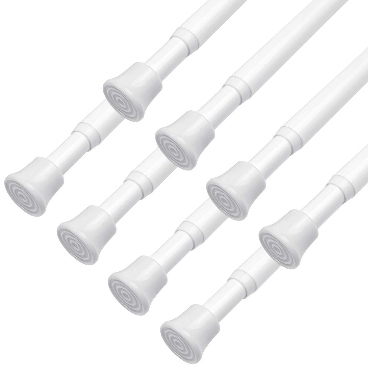 Snapklik.com : KXLife Small Spring Tension Curtain Rod, Round Spring ...