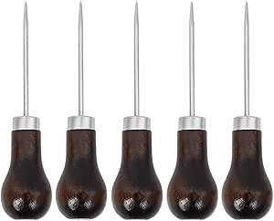 Amazon.com: ccHuDE 5 Pcs Gourd Shape Wooden Awl Tools Wood Handle ...