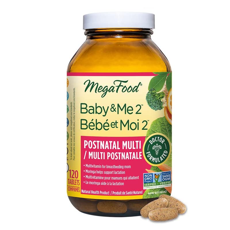 MegaFood Women's Postnatal Vitamins for Breastfeeding Moms | Postpartum ...