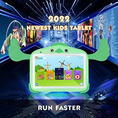 Snapklik.com : Y10 10-Inch Kids Tablet, Green, 32GB ROM, Android 11 ...
