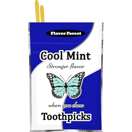 Amazon.com: Mint Flavored Toothpicks (Flat Shape) 100ct : Health ...
