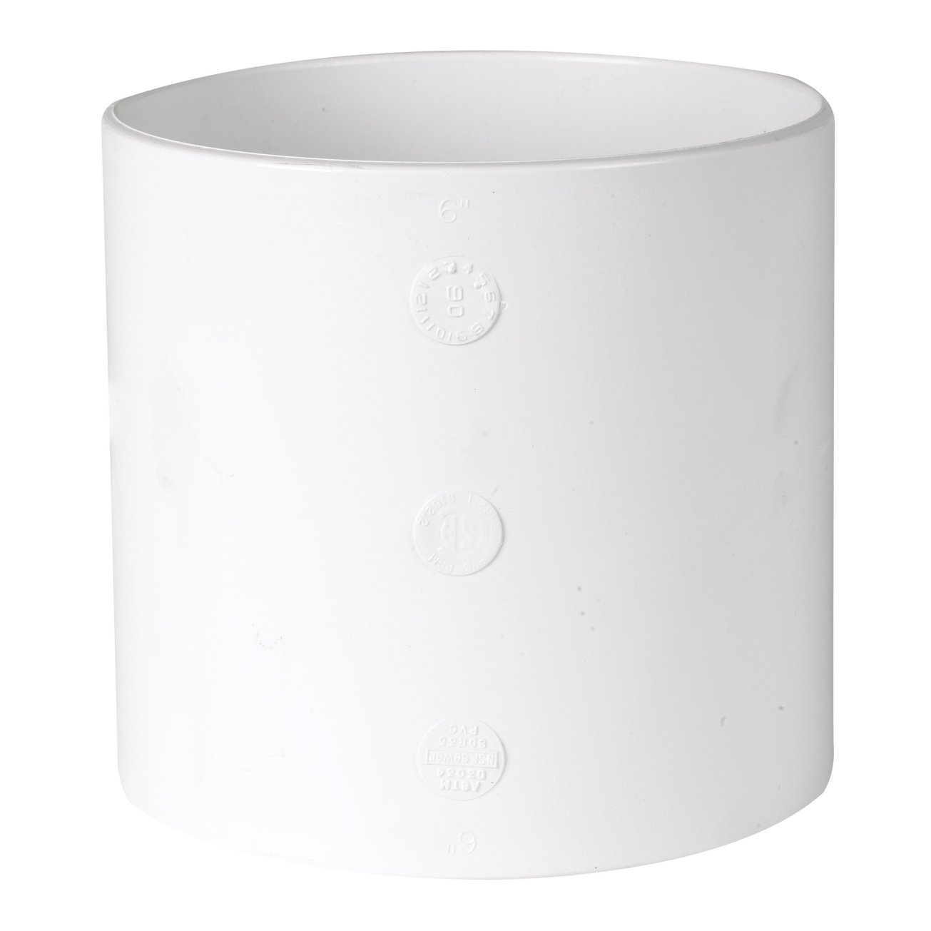 Amazon.com: Plastic Trends 4 in. Hub x 4 in. Dia. Hub PVC Coupling ...