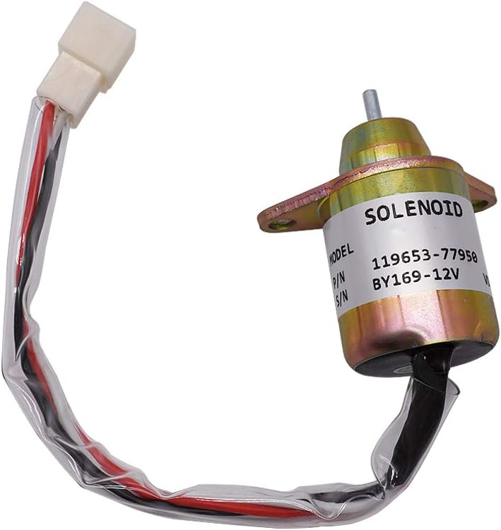 Amazon.com: 119653-77950 119285-77950 12V Fuel ShutOff Solenoid for ...