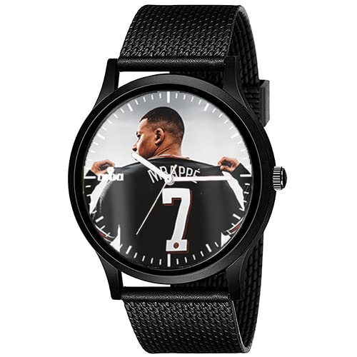 Buy AROA Watch New Watch for Kylian Mbappé PSG Jersey Model : 558 Black ...