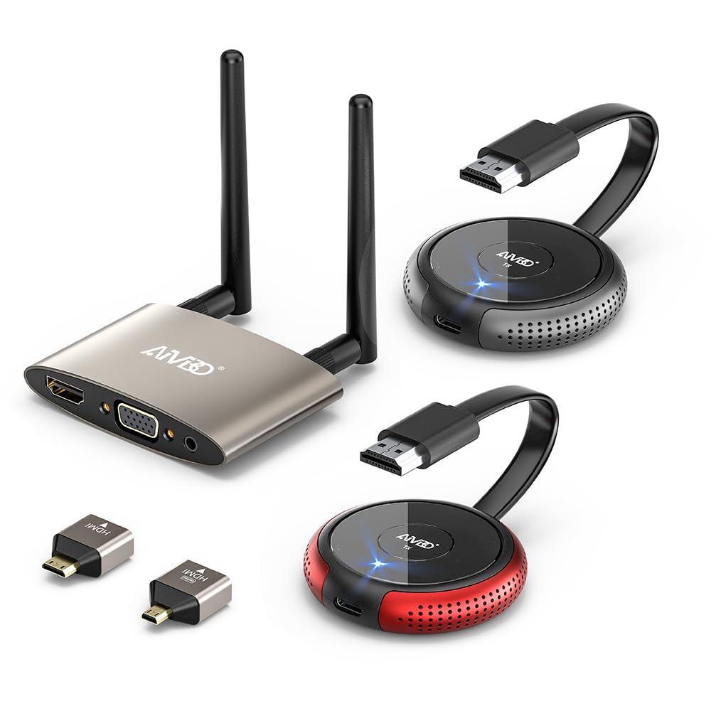 Buy Wireless HDMI Transmitter and Receiver 4K Kits, 2 Transmitters and ...
