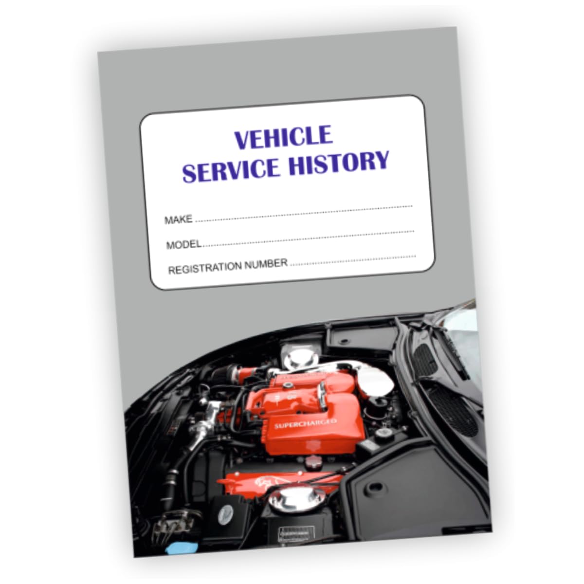 Replacement Vehicle Service History Book - Blank Maintenance Record ...