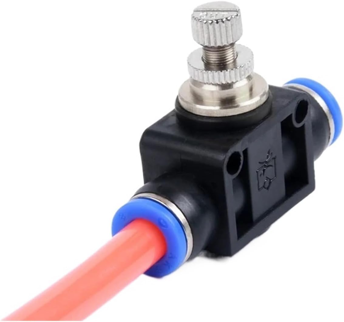 Amazon.com: Pneumatic Throttle Valve SA Speed Control Ball Valve Tube ...