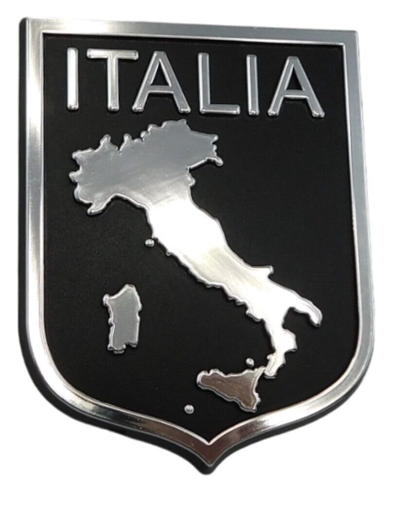 Italian Flag Car Badge