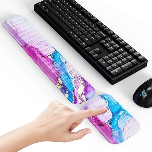 Amazon.com : MEKASS Ergonomic Wrist Rest for Keyboard and Mouse, Soft ...