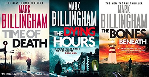 Mark Billingham 3 Book set Time of Death / The Dying Hours / The Bones ...