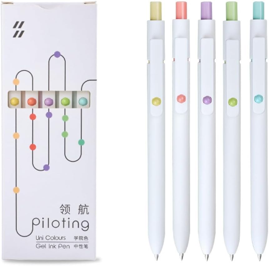 Toshine Smooth Writing Pens Aesthetic Pens Retractable Quick Dry Gel ...
