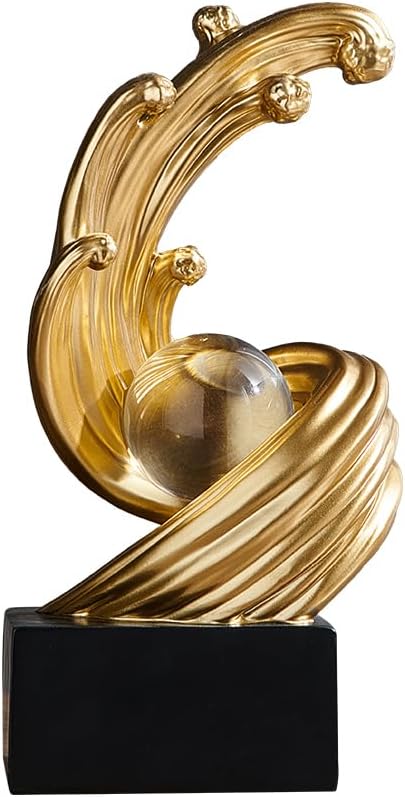 Amazon.com: Statements2000 Abstract Desktop Sculpture, Modern Metal Art ...