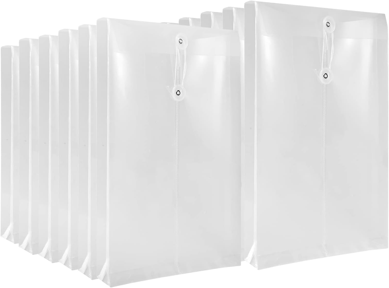 Amazon.com : EOOUT 12pcs Plastic Envelopes, Clear Folders, Expandable ...
