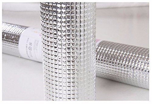 Buy Multipurpose Easy to Cut Cupboard Shelf Drawer Aluminum Silver ...