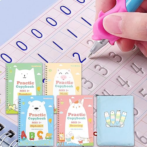 Upgraded Large Size Magic Practice Copybook for Kids, Handwriting ...