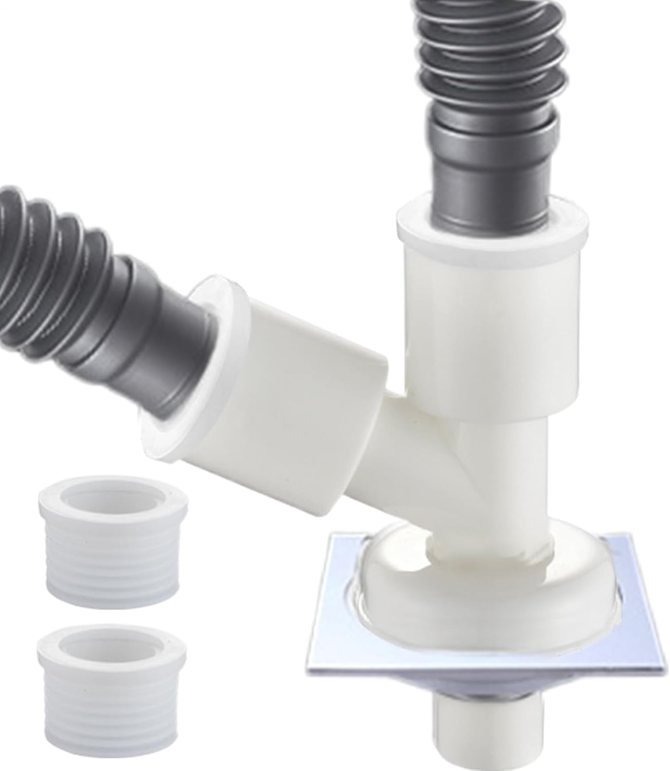 Rronnoy Kitchen Sink Drain Pipe Adapter,Washing Machine Drain Hose ...