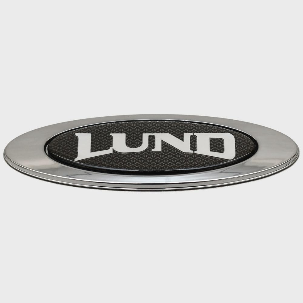 Amazon.com - Lund Boat Raised Emblem Decal 2094234 | Logo Silver Black ...