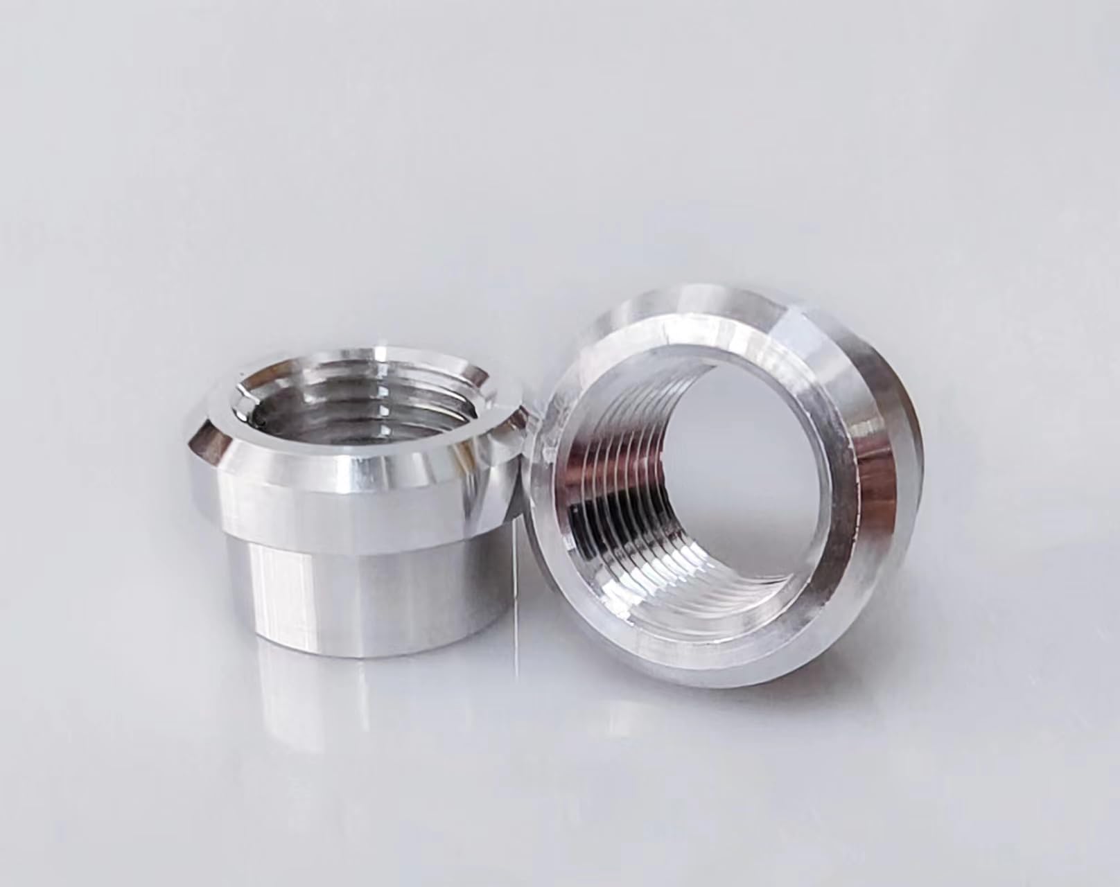 Tank Weld PTFE Fittings Unique Bargains 2pcs 1/2 Inch NPT Female Weld ...