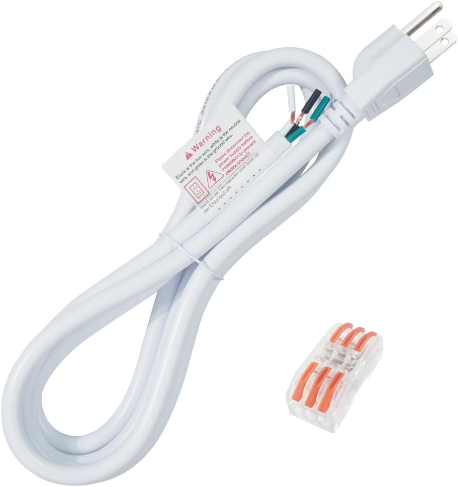 Amazon.com: EP 2 Pack 6 Ft Flat Plug Appliance and Power Tool Cord, 14 ...