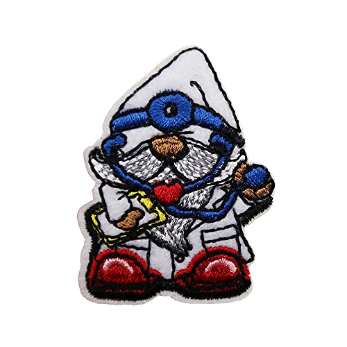Amazon.com: Gnome Doctor Embroidered Iron On Patch : Home & Kitchen