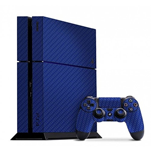 Amazon.com: Slickwraps Carbon Fiber Blue - PlayStation 4 : Video Games