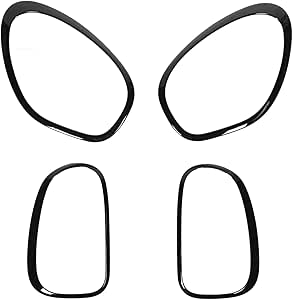 Amazon.com: 4pcs Headlight And Taillight Bezel Trim 51139801573 ...