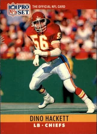 Amazon.com: 1990 Pro Set Football Card #143 Dino Hackett : Collectibles ...