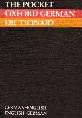 Amazon.com: The Pocket Oxford German Dictionary: 9780198641384: M L ...
