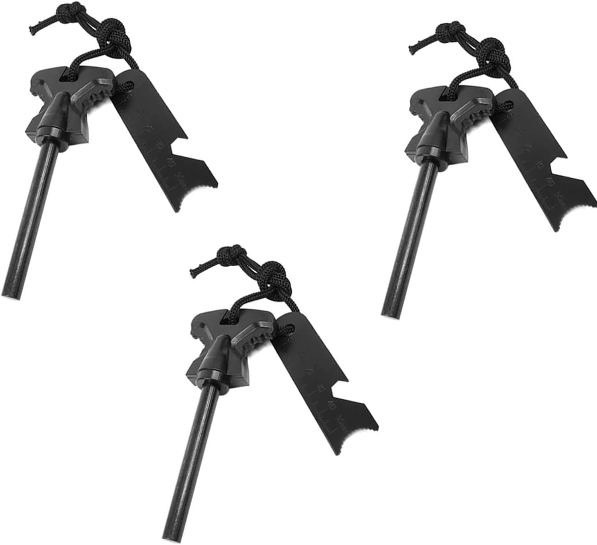 3 Pieces Flint Rods,Fire Starter,Flint Fire Starter Kit,Magnesium fire ...