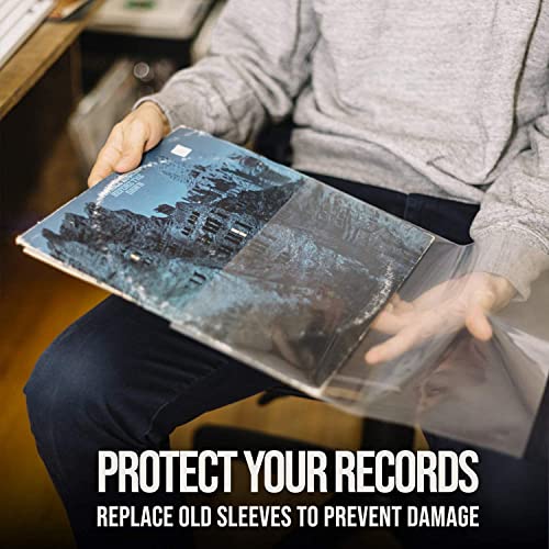 Vision Media Vinyl Record Album 12” – 50 Paper Inner & 50 Plastic Outer ...