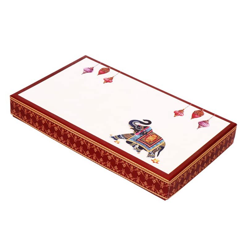 Line N Curves Wedding Theme Print Gift Packaging Boxes Empty ...