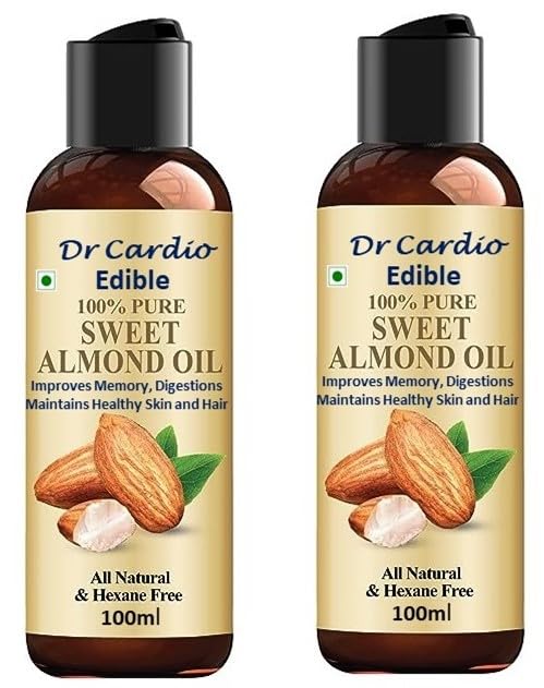 Dr Cardio Almond Oil Rogan Badam Shirin 100% Pure Natural, Wood Pressed ...