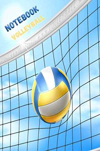 Notebook Volleyball: Volleyball notebook with 100 lined pages 6” x 9 ...