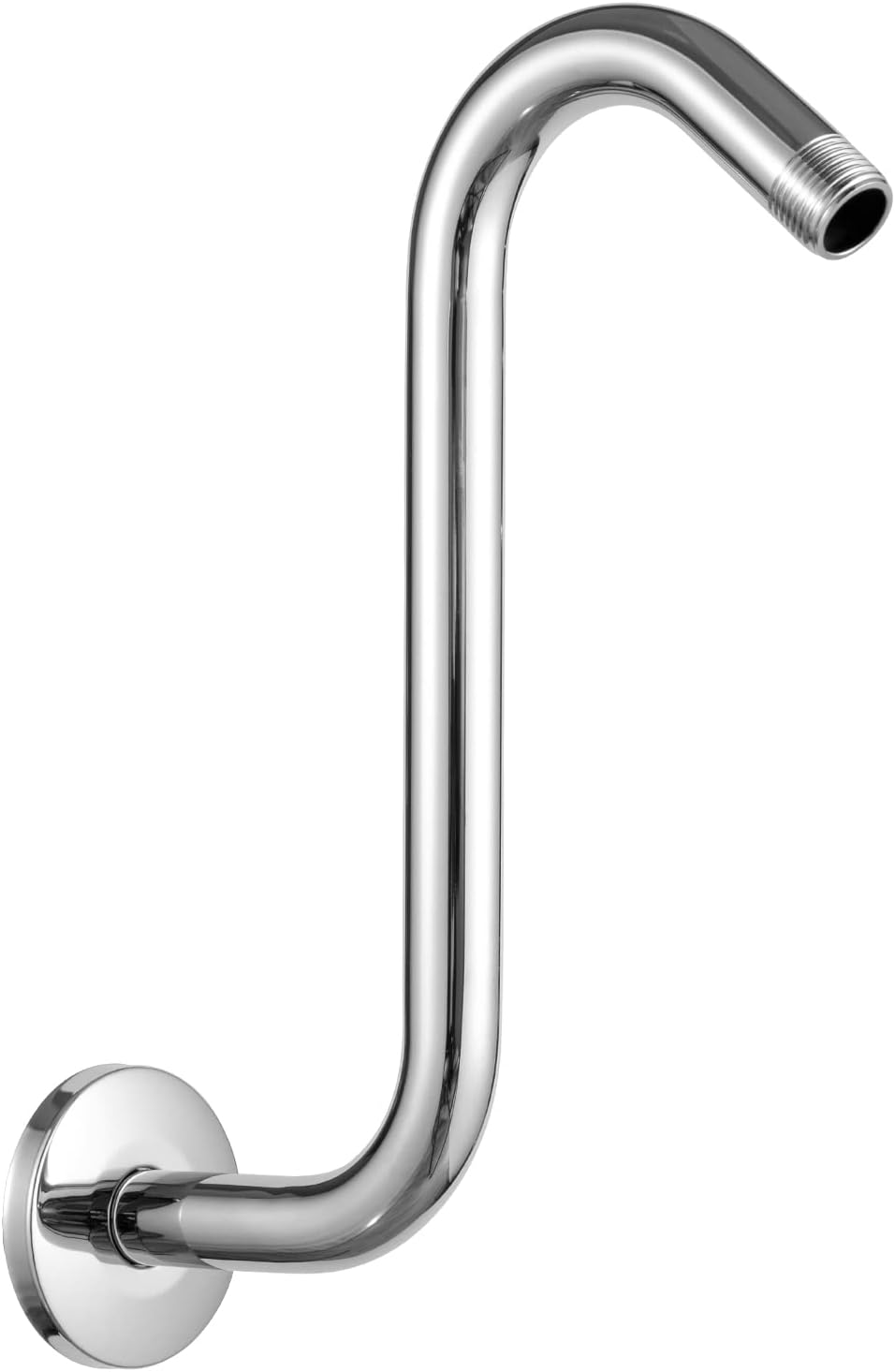 Shower Extension Arm 8-Inch High Rise S-Curved Goose neck Stainless ...