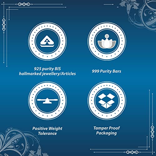 Buy Muthoot Pappachan Swethavarsham BIS Hallmarked Kumkum Holder 925 ...