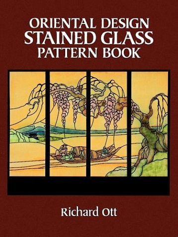Amazon.com: Oriental Design Stained Glass Pattern Book (Dover Stained ...