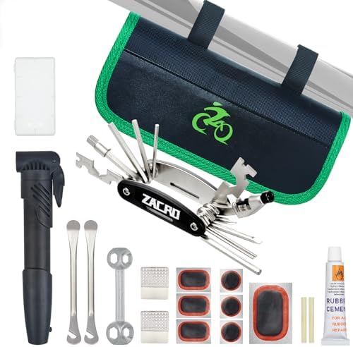 Bike Repair Tools Kit 11-in-1 Bicycle Multi Tool Kit for Maintenance ...