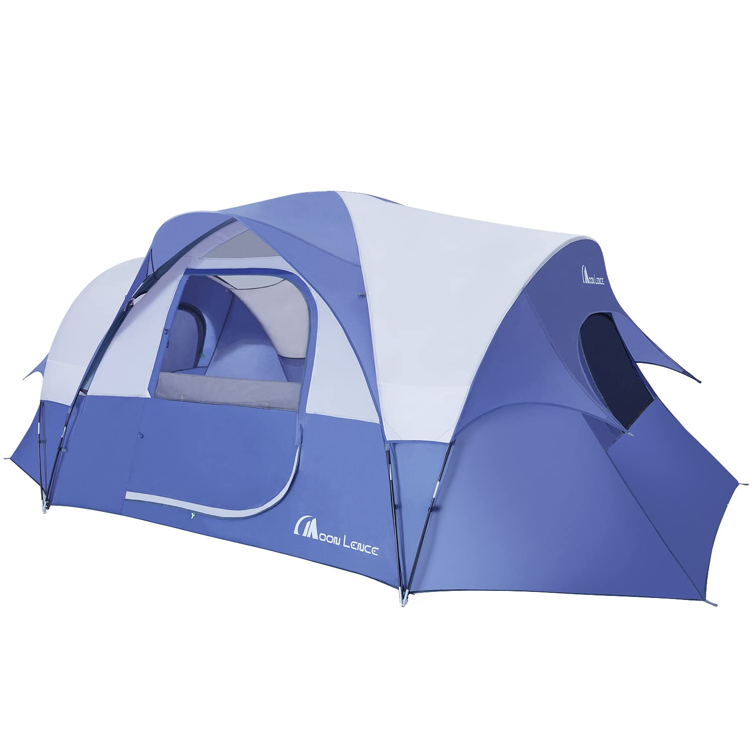 MOON LENCE Camping Tent, 8 Person Tent, Waterproof Windproof Family ...