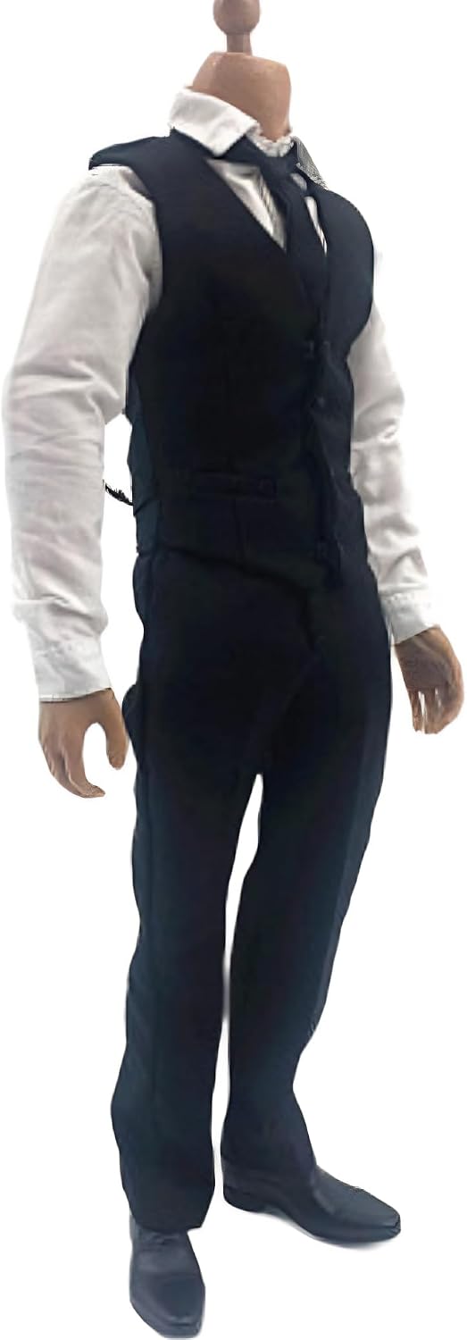 Amazon.com: Fremego 1/6 Scale Male Clothes,Male Vest Suit Clothes Vest ...