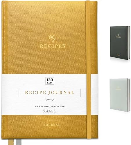 Scribble & Dot® Recipe Book for Own Recipes | Create Your Own Cookbook ...