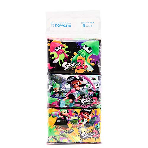 Amazon.com: Splatoon Character Pocket Tissue (Mini 6P) x 3 pcs ...